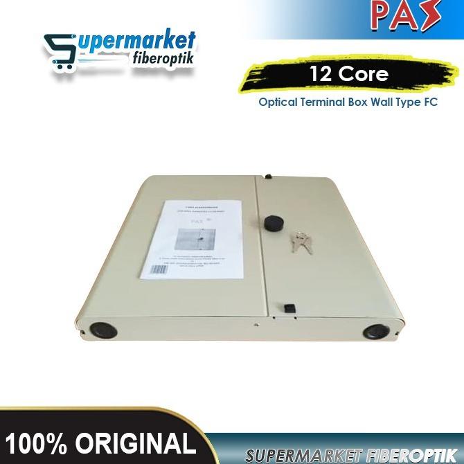 Jual Ax824 Otb Wall Optical Termition Box Wallmount Fc 12 Core Fiber ...