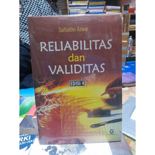 Jual buku reliabilitas dan validitas edisi 4 saifuddin azwar | Shopee ...