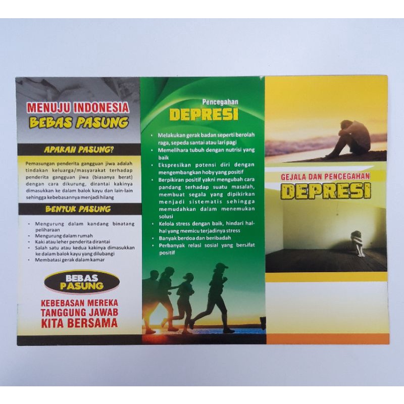 Jual Leaflet Gajala dan Pencegahan Depresi | Shopee Indonesia