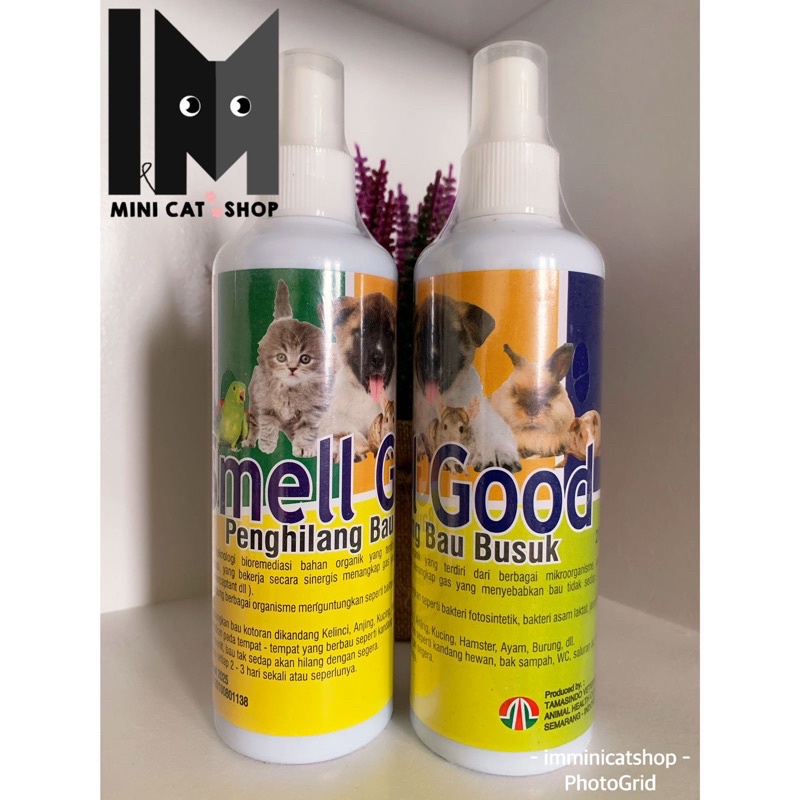 Jual SMELL GOOD Spray 250ml-Penghilang Bau Busuk Pada kandang Kucing ...