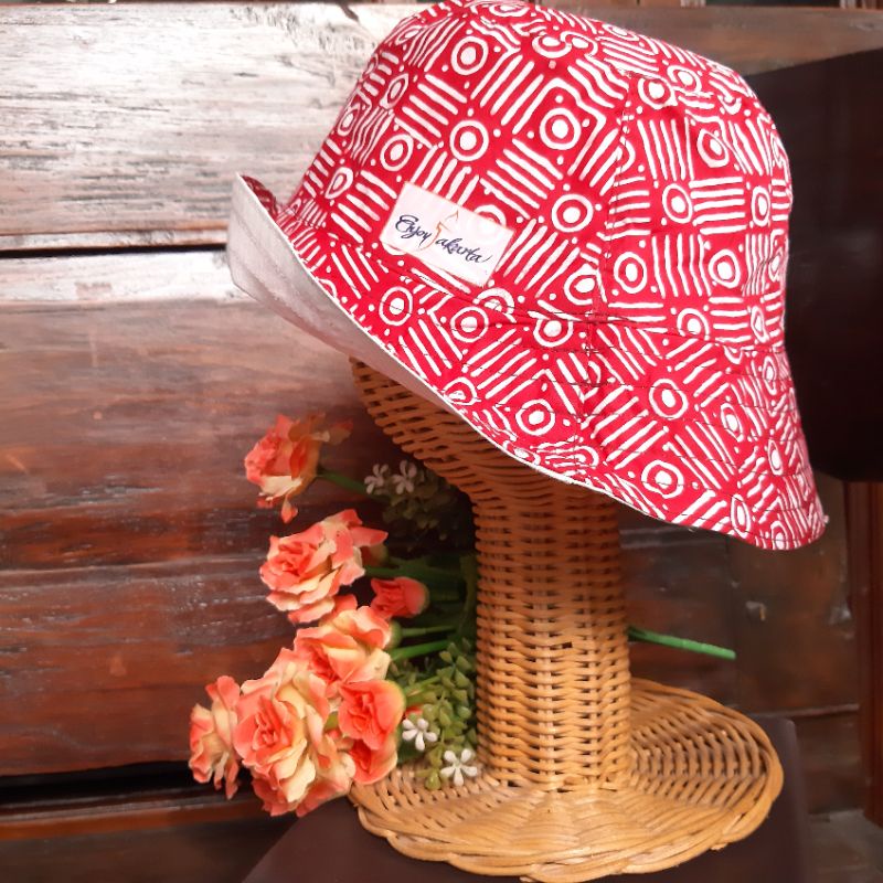 Jual Poes Craft Bucket Hat Dewasa Topi Batik | Shopee Indonesia