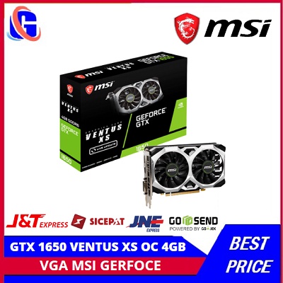 Jual MSI GeForce GTX 1650 D6 VENTUS XS OC 4GB GDDR6 | Shopee Indonesia