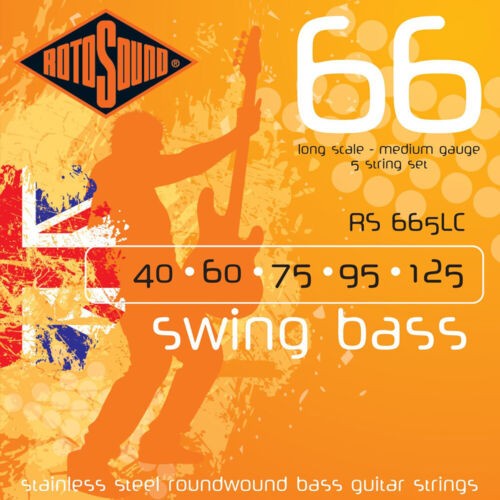 Jual Senar Bass ROTOSOUND RS665LC 40-125 STAINLESS STEEL 5 String ...