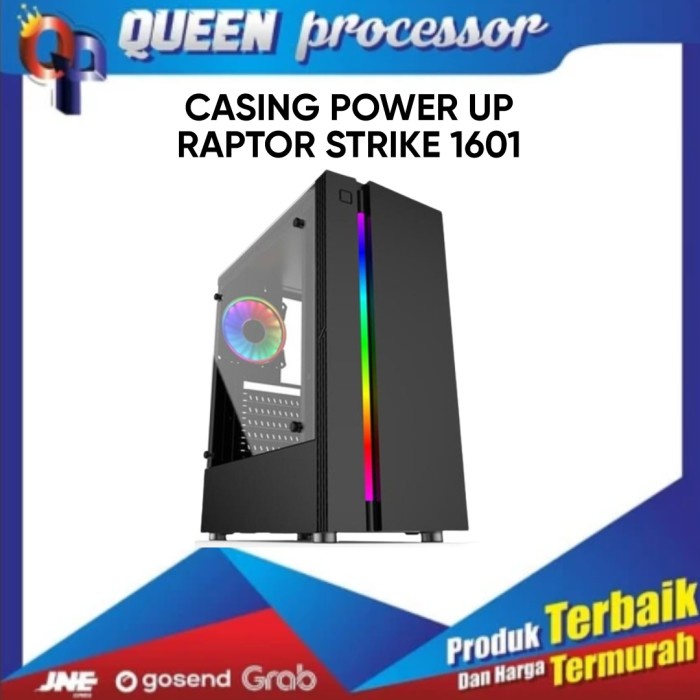 Jual Casing Casing Power Up Raptor Strike 1601 Black | Shopee Indonesia