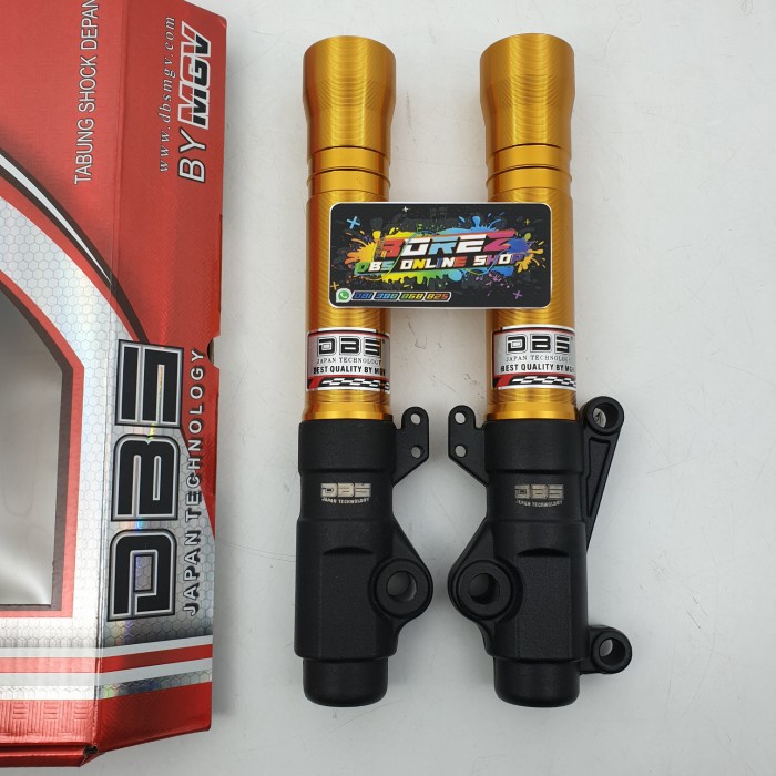 Jual tabung shock depan vario 125 150 beat scoopy DBS original - Kuning ...