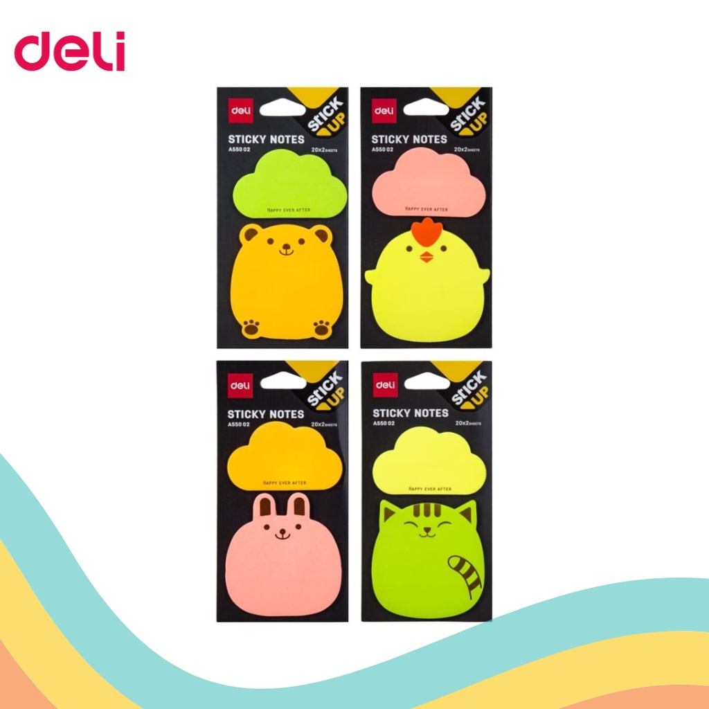 Jual STICK NOTE DELI EA-55002 (1 SET) | Shopee Indonesia