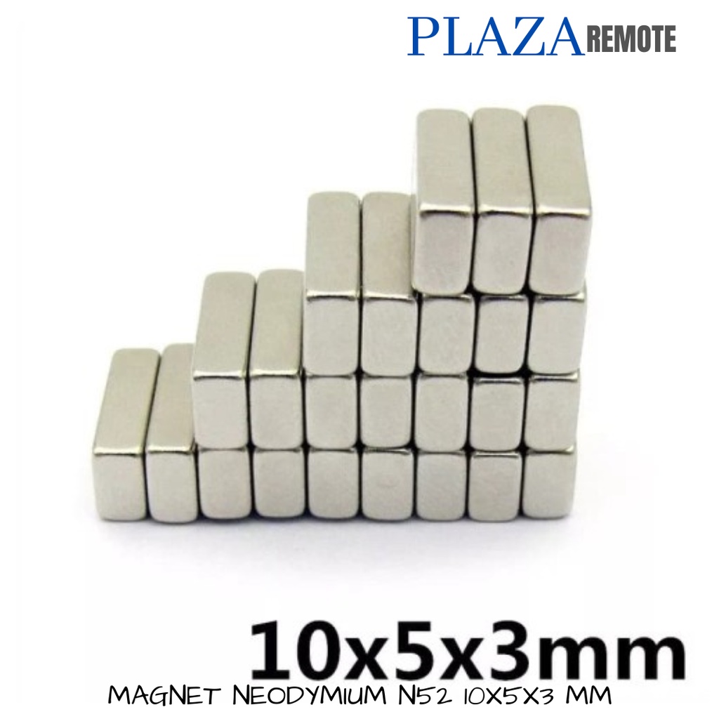Jual STRONG MAGNET N52 SUPER KUAT NdFeB SQUARE BAR | Shopee Indonesia