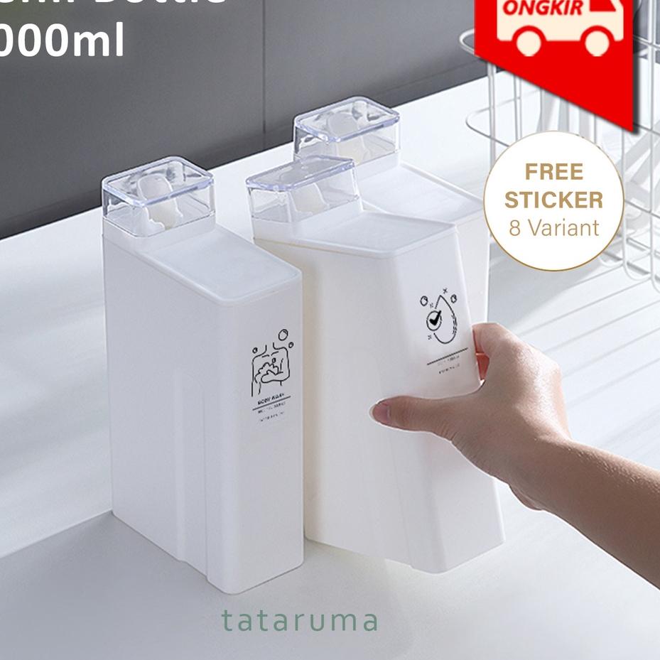 Jual *Termurah* TATARUMA Oru - Botol Refill Estetik Minimalis Tempat ...