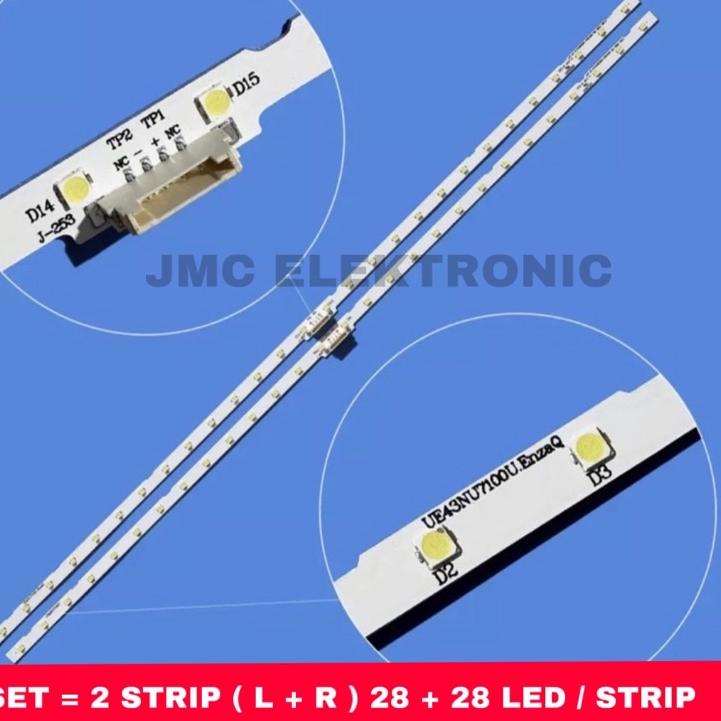 Jual Langsung Kirim BACKLIGHT TV SAMSUNG 43 INC UA 43NU7100 43NU7090 UA43NU7100 UA43NU7090 LAMPU ...