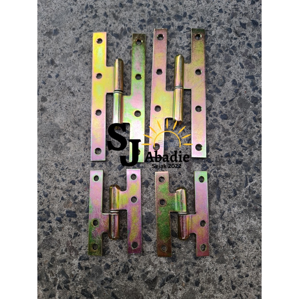 Jual (12 Pasang SET) Engsel H / Hinges H Type Copot Lepas IGM Kanan ...