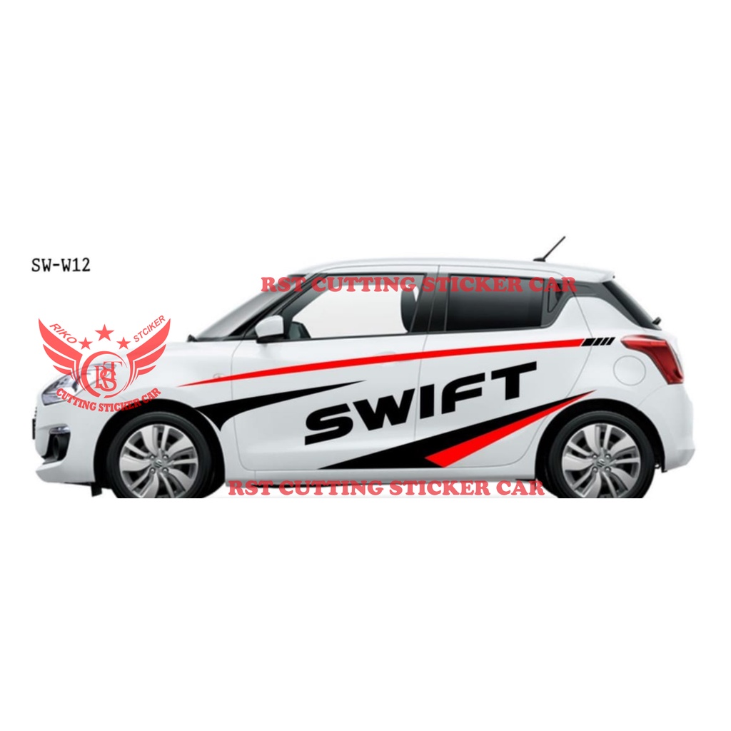 Jual STRIPING MOBIL SWIFT CUTTING STICKER MOBIL SUZUKI SWIFT ERTIGA ...