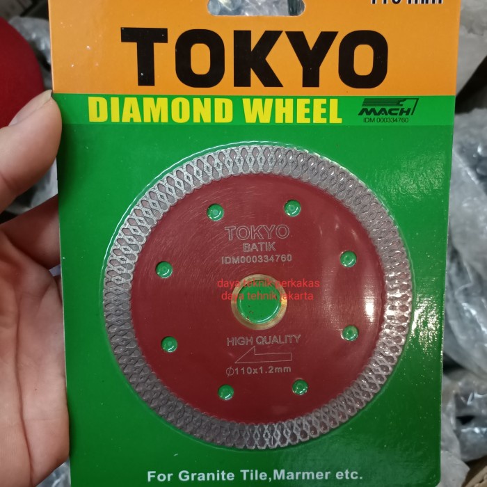 Jual diamond wheel tokyo batik 4" potong keramik -pisau granite l ...