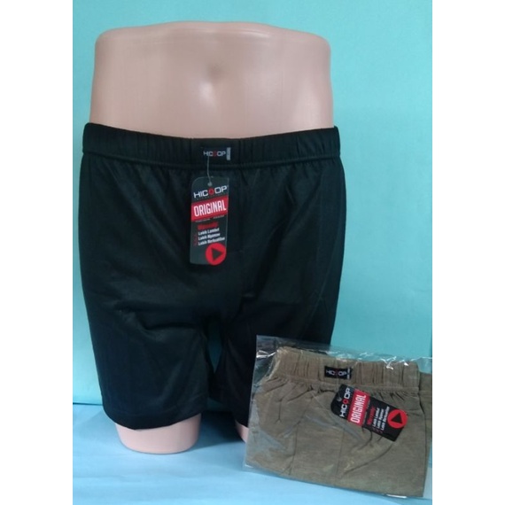 Jual celana boxer hicoop isi 1pcs dalam kemasan warna random size M L ...