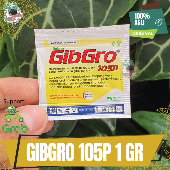 Jual Gibgro 10 SP Zat Hormon Pengatur Pertumbuhan Tanaman Hias Bunga ...