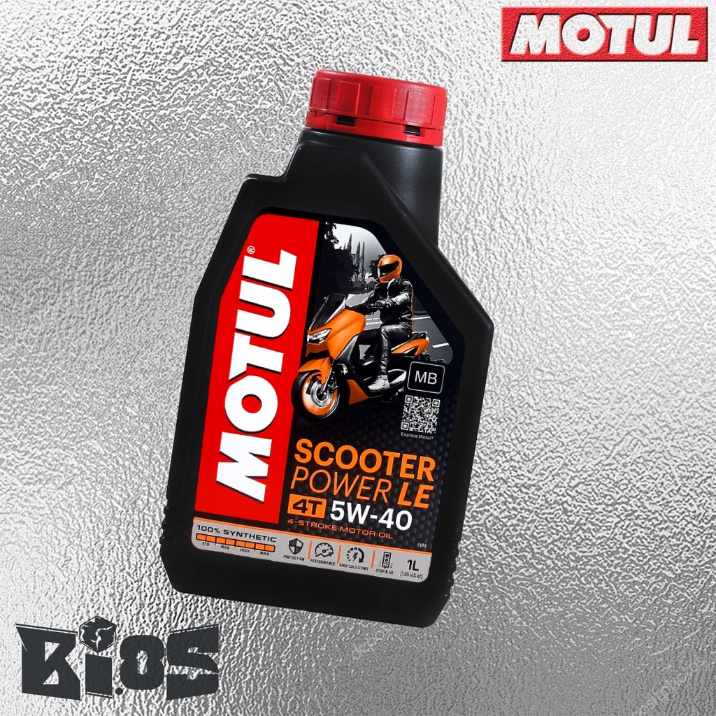Jual MOTUL SCOOTER POWER LE 5W40 100% SINTETIK 1L & 800ML ORIGINAL ...