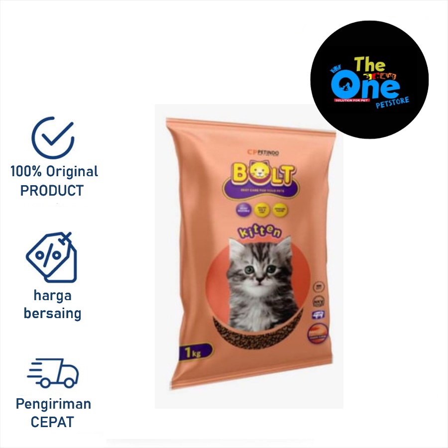 Jual Makanan Kucing Bolt Kitten fresh pack 500gr 1kg bolt mother and ...