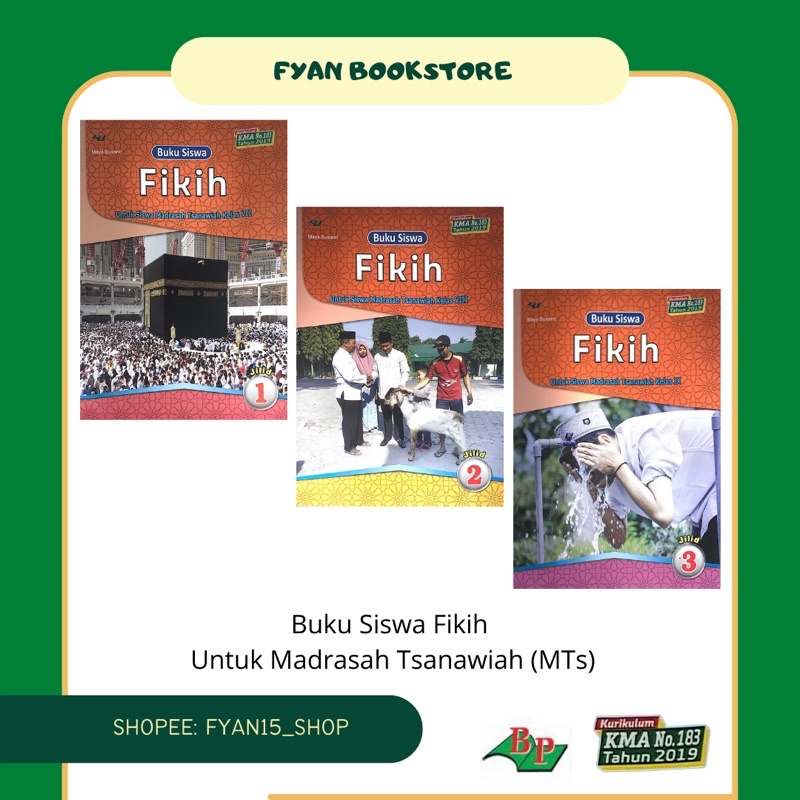 Jual Fyan Book Store: Buku Siswa Fikih Madrasah Tsanawiyah Kelas 7 ...