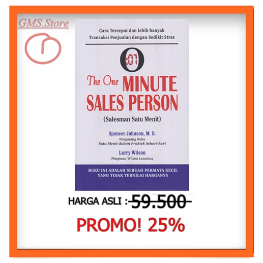Jual SALESMAN SATU MENIT (THE ONE MINUTE SALES PERSON) | Shopee Indonesia