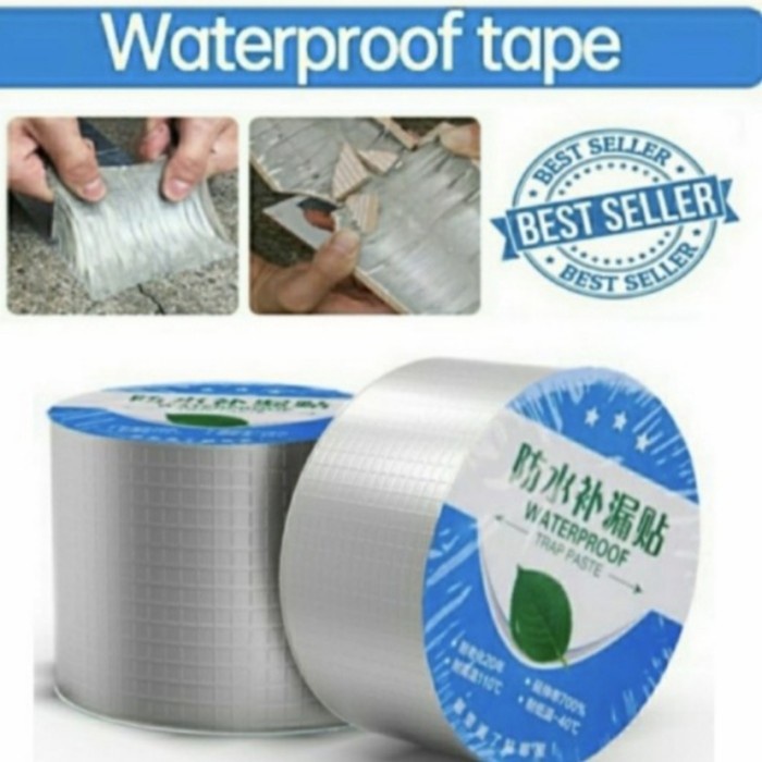 Jual Lem Talang Lakban Anti Bocor Super Kuat Aluminium Foil Lem Waterproof Ukuran 10Cm | Shopee ...