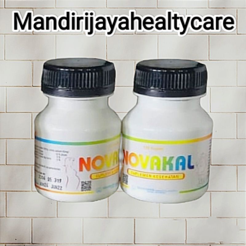Jual Novakal Calsium 100 pill Suplemen Makanan Ibu Hamil Penguat Tulang ...