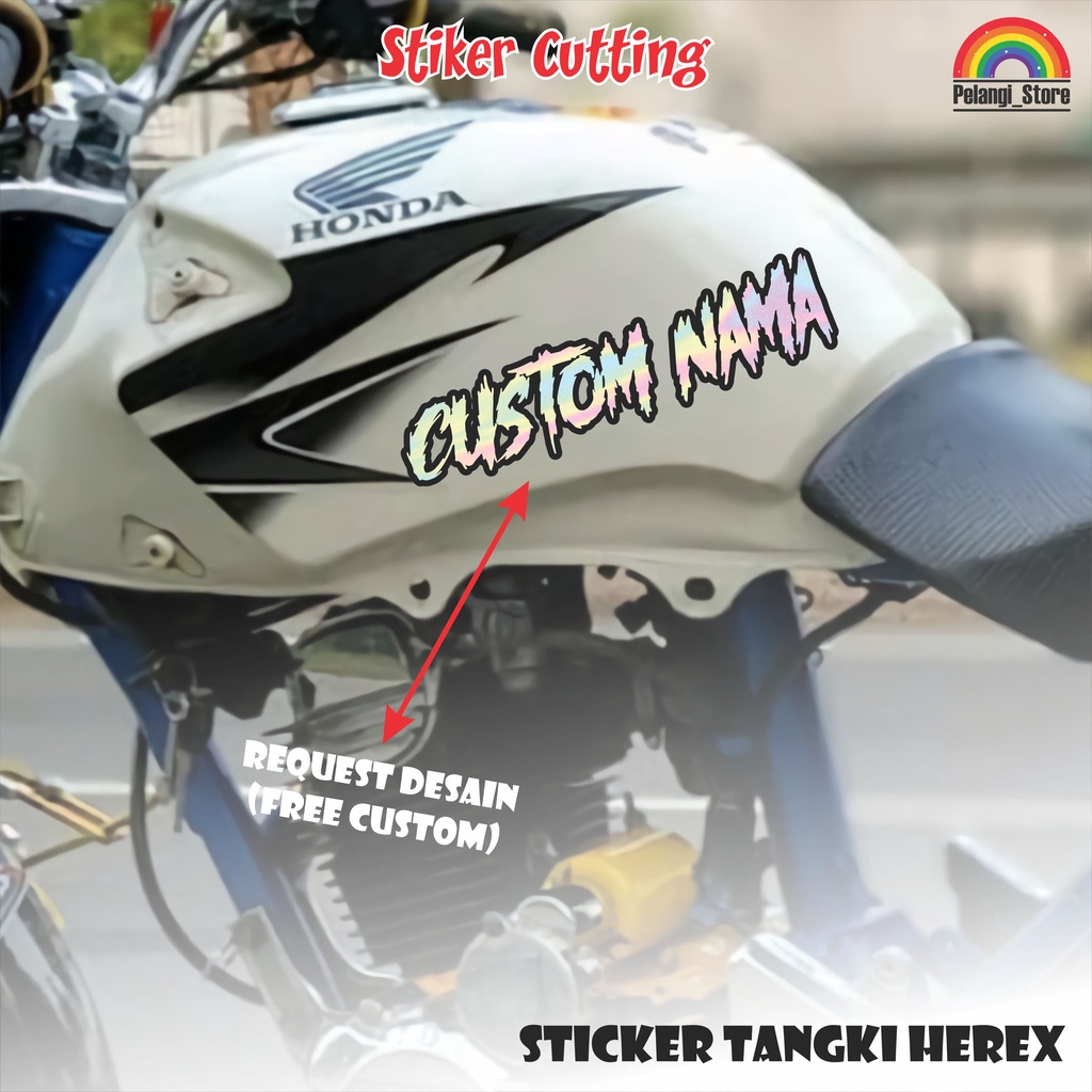 Jual Sticker stiker cutting tangki herex hologram dan hologram list ...