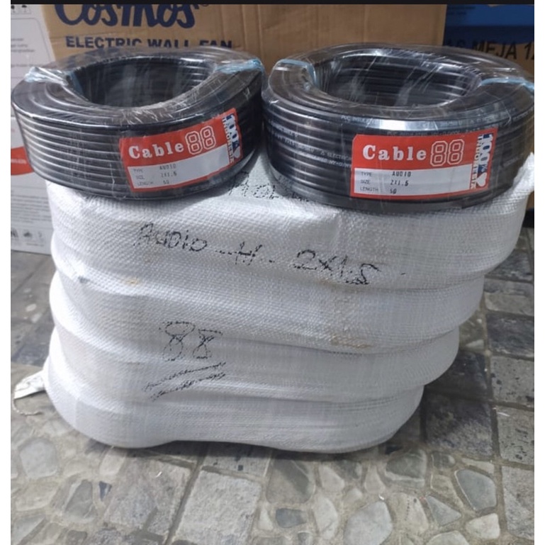 Jual Kabel NYYHY 2x1,5/40M Merk Cable 88 Serabut Bukan Supreme Bukan Eterna | Shopee Indonesia