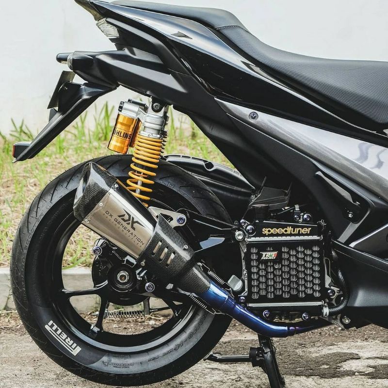 Jual Knalpot Racing DX Generation tipe RvR Short Fullsistem Aerox CBR ...