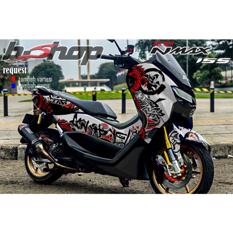 Jual DECAL NMAX STICKER NMAX NEW/OLD FULLBODY VARIASI KENJI JEPANG ...