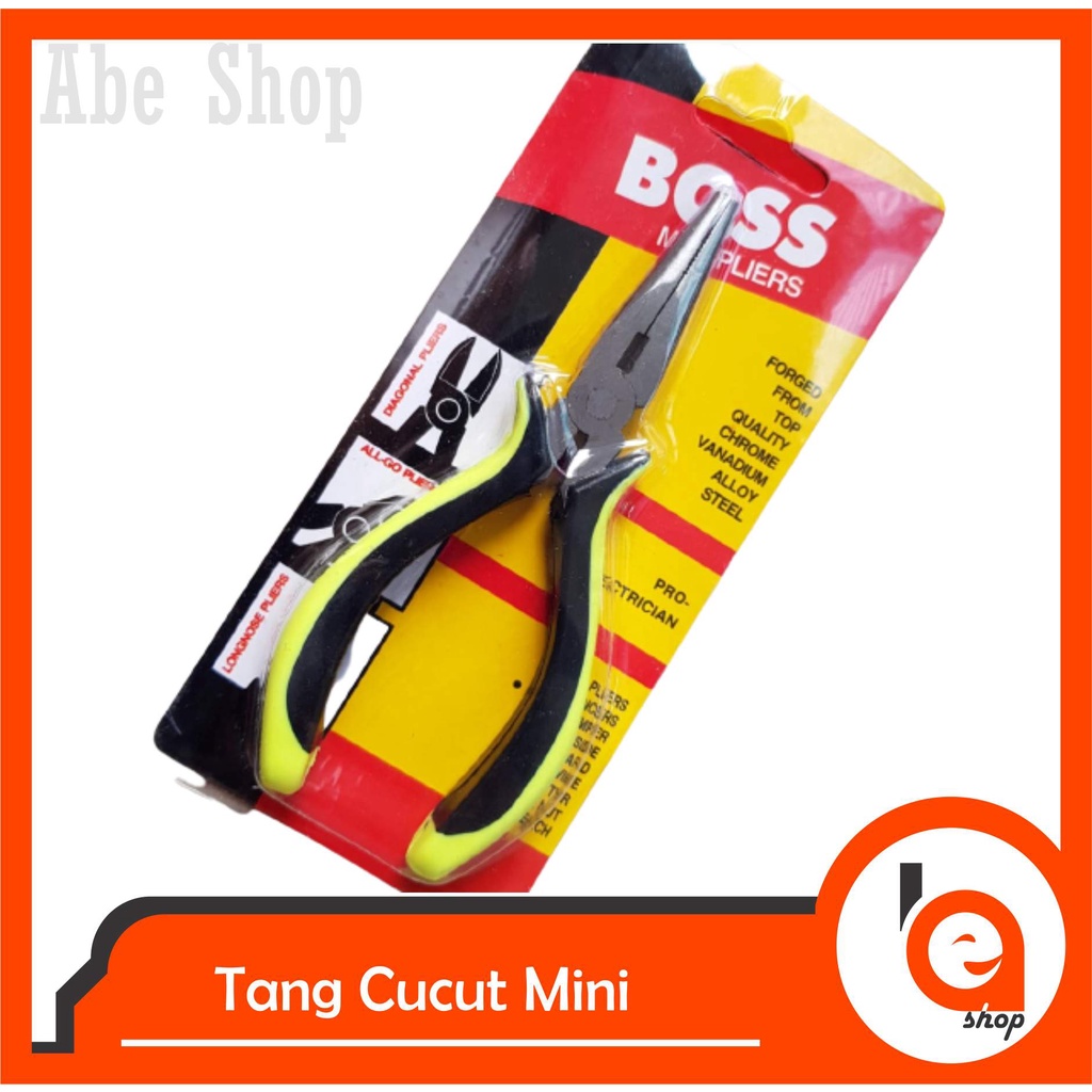 Jual Tang Mini Kecil Lancip Tang Cucut 4.5" Ukuran 4,5 inch inci High Quality | Shopee Indonesia
