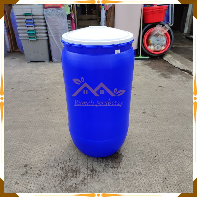 Jual Green Leaf Tong Air 60 90 120 150 180 230 Liter Tong Air Bulat ...