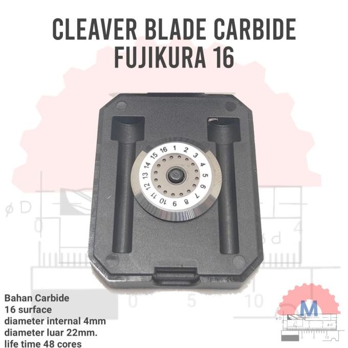 Jual Fiber Optic Blade Cleaver Blade 16 Surface Optical Fiber Cutting ...