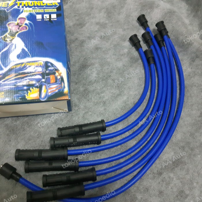 Jual Kabel Busi Hardtop CJ7 Racing Blue Thunder 4 Core Original ...