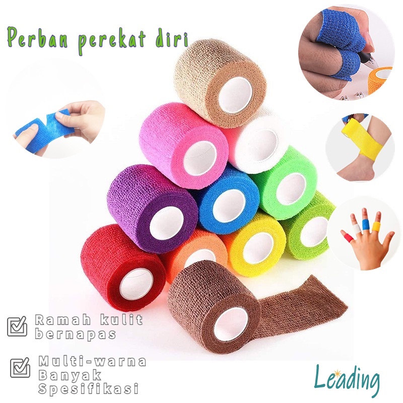 Jual Finger Tape Wrist Tape Perban Elastis Jari 5cm x 4.5cm Meter ...