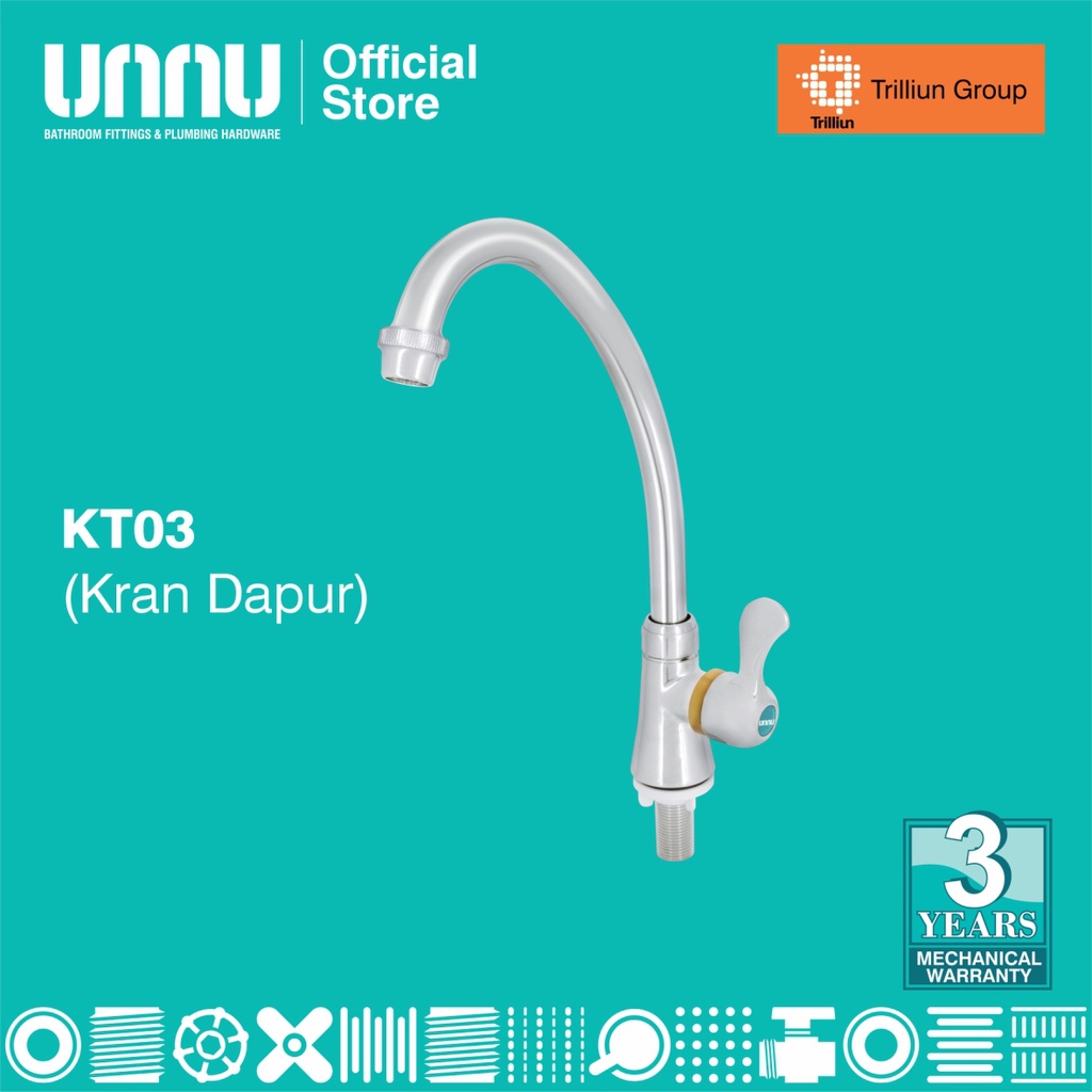 Jual UNNU Kran Dapur - KT03 1/2" | Shopee Indonesia