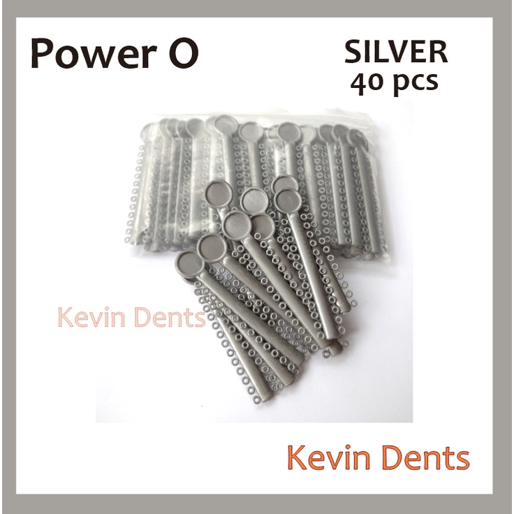 Jual Karet Behel Power O Creative, 1pak warna Silver, Grey. Orthodontic ...
