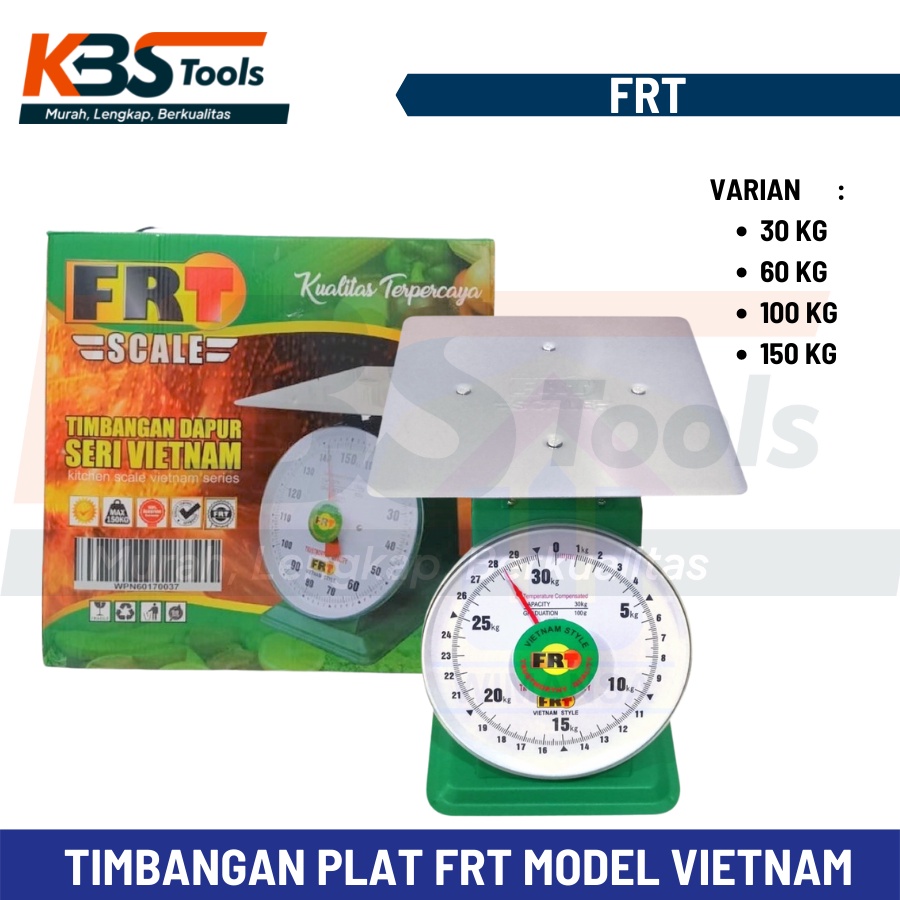 Jual Timbangan Plat Model Vietnam 100 KG FRT - Timbangan Duduk Jarum ...