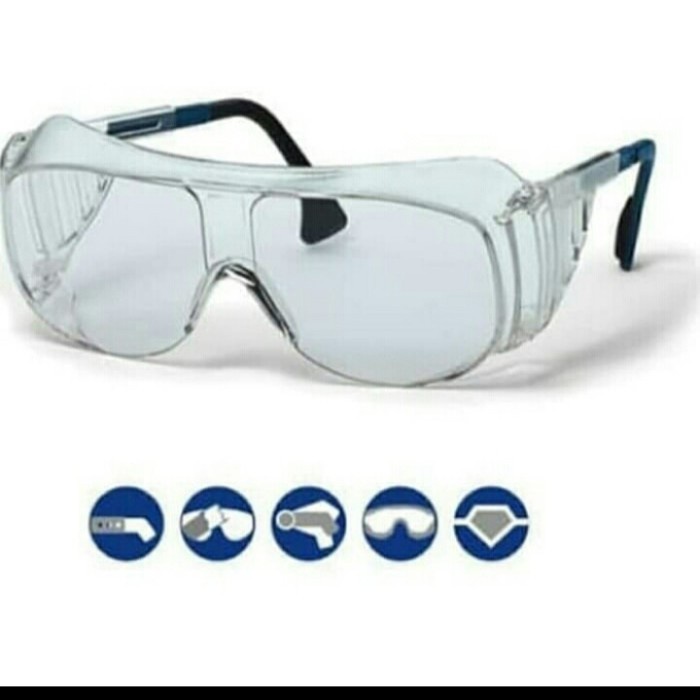 Jual SAFETY GLASSES uvex Over The Glass 9161005 | Shopee Indonesia