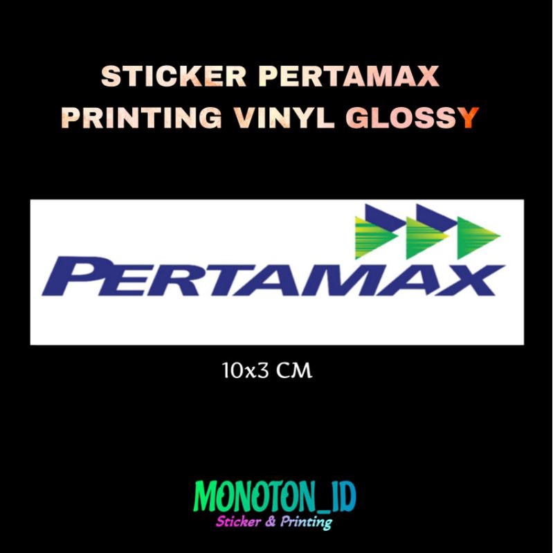 Jual Sticker Pertamax - Printing Vinyl Glossy | Shopee Indonesia