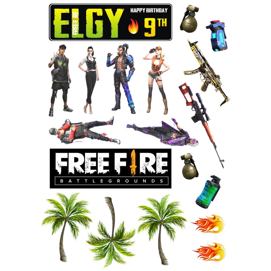 Jual Topper Free Fire FF1-3 | Shopee Indonesia