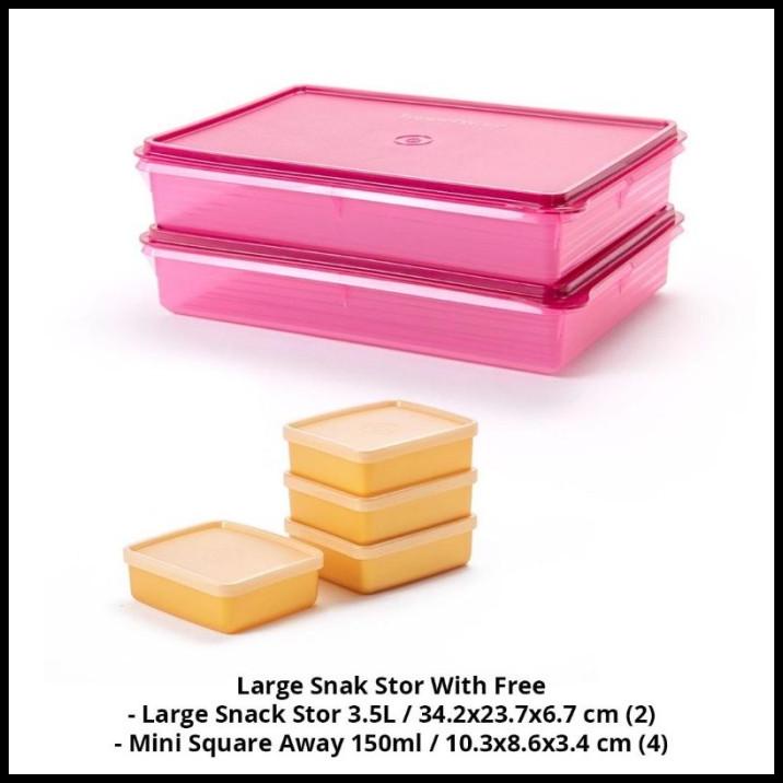 Jual Large Snack Stor Free / Tupperware | Shopee Indonesia