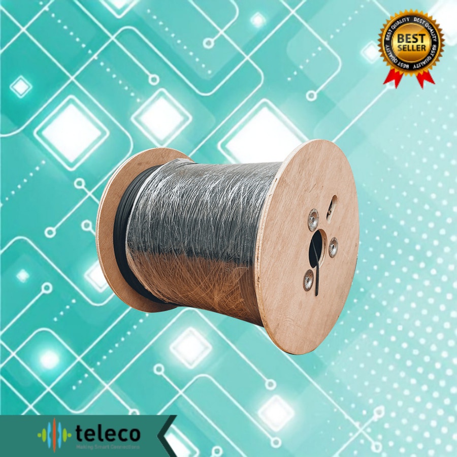 Jual Drop Cable GJYXCH-2B6 Steel 2 Cores FTTH Drop Fiber Optic Cable ...