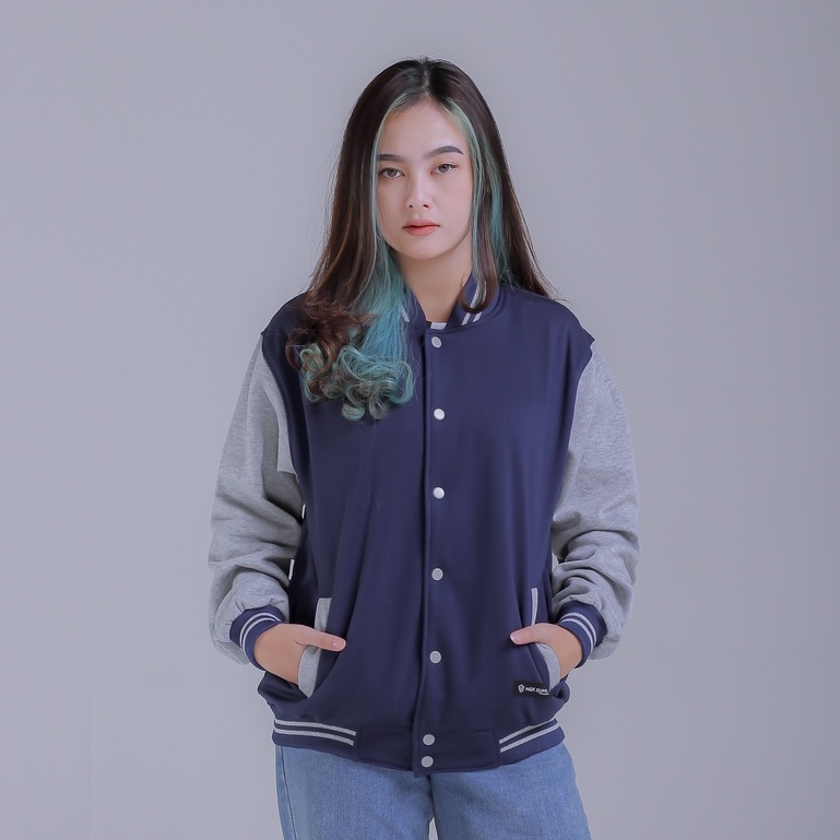 Jual Jaket Varsity Polos Baseball Vintage Pria Wanita Original NGK ...