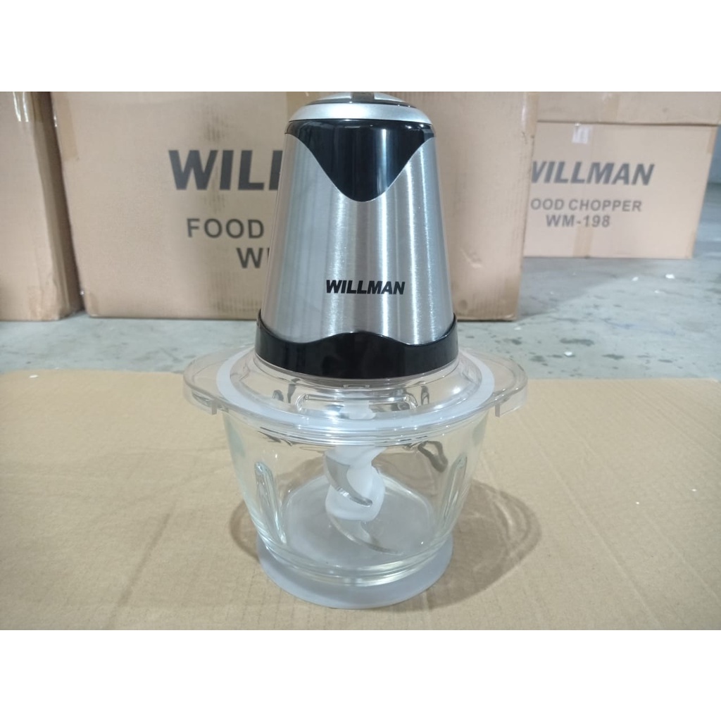 Jual Food Chopper Blender WILLMAN WM-198 Giling Daging Bumbu Rempah ...