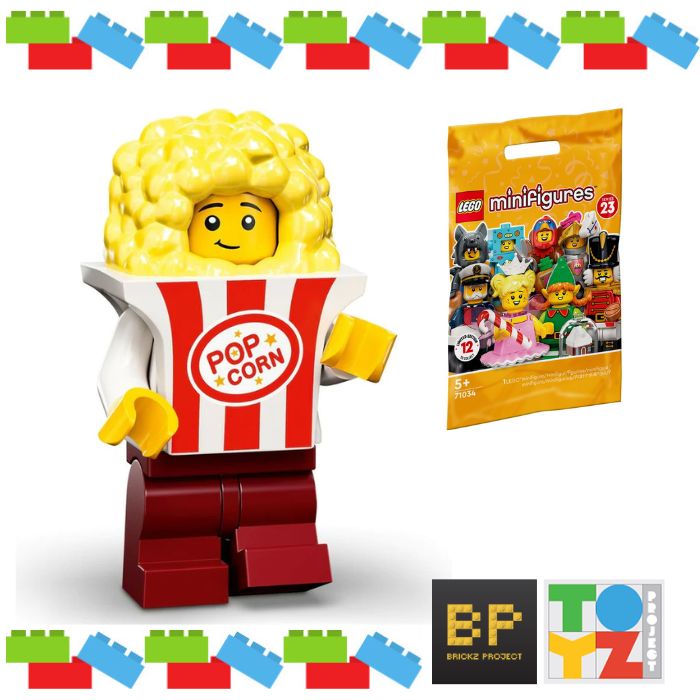 Jual Lego 71034 Minifigure Series 23 - Popcorn Costume | Shopee Indonesia