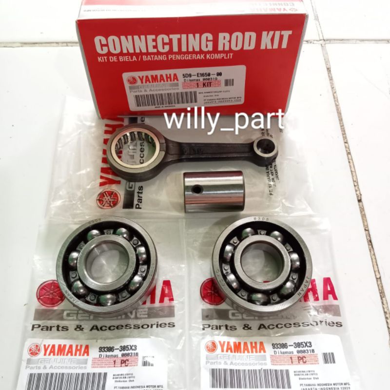 Jual Paket Stang Seher Vega ZR Jupiter Z Robot 5D9 Connecting Rod Kit ...
