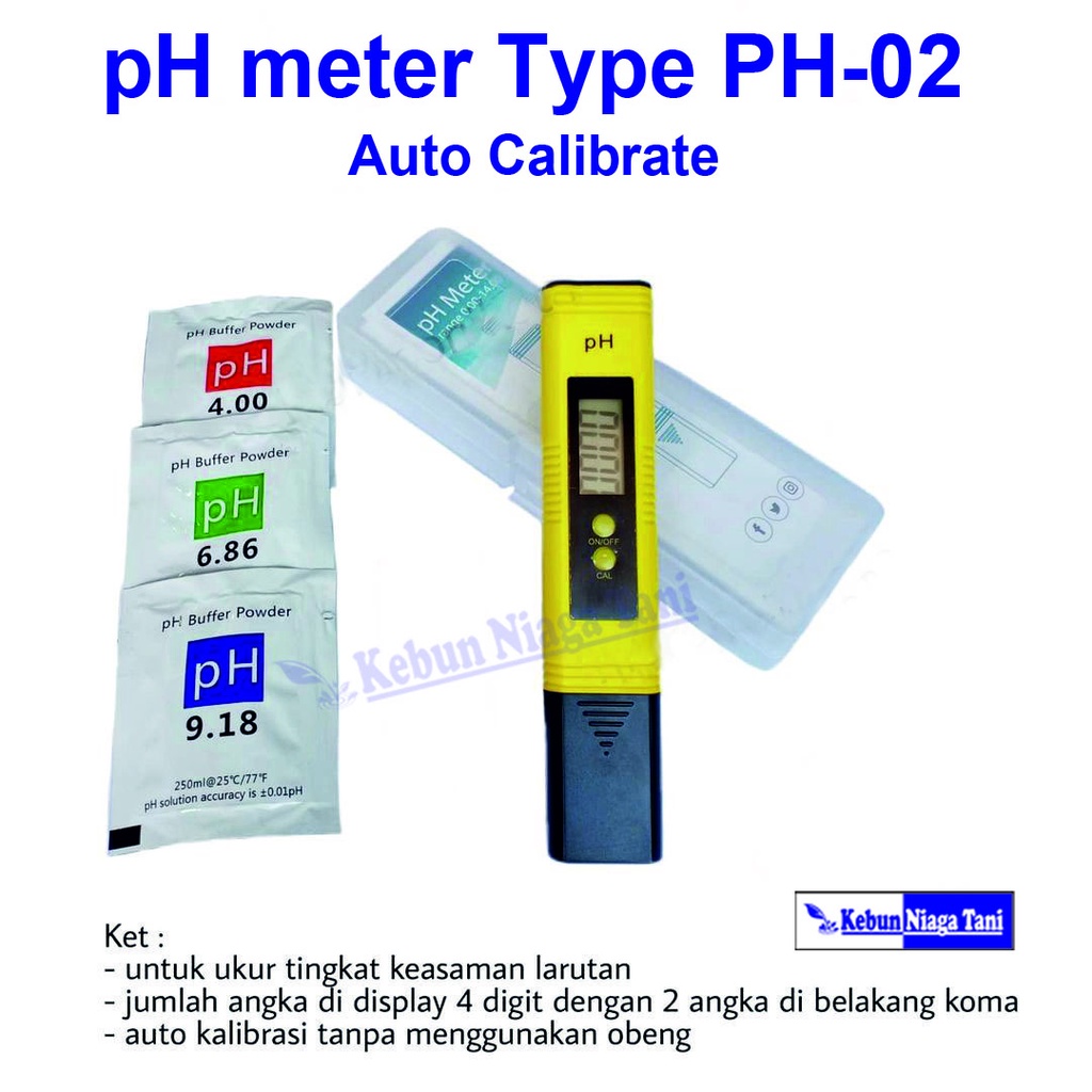 Jual Ph meter Type PH-02 Auto Calibrate - phmeter | Shopee Indonesia
