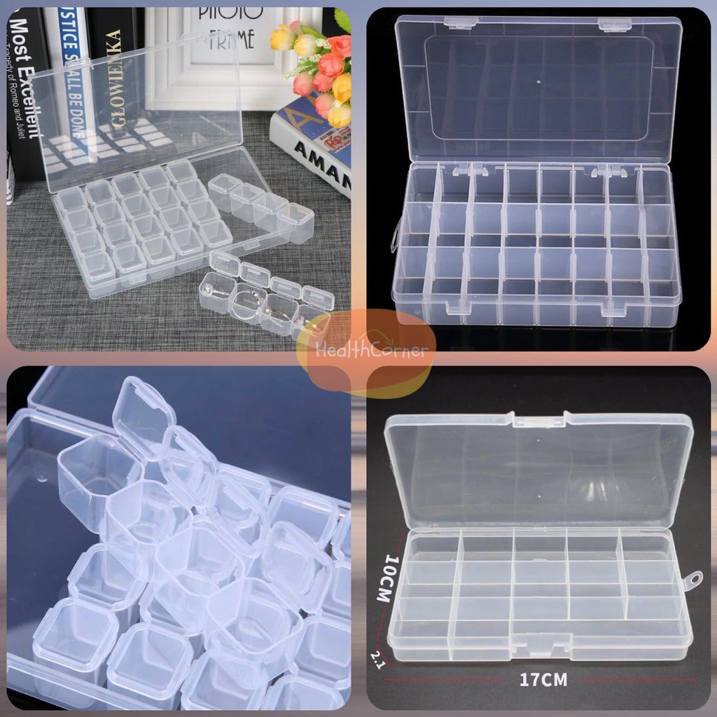 Jual Kotak Obat Green Leaf Storage Tool Box Perkakas Aksesoris Kancing ...