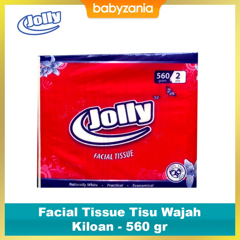 Jual Jolly Facial Tissue Tisu Wajah Kiloan 2 Ply - 560 gr | Shopee ...