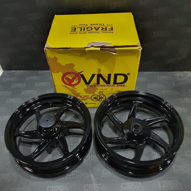 Jual Velg Velek Racing VND Six Star R13 Yamaha Nmax Old Hitam | Shopee ...