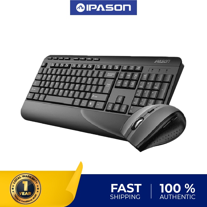 Jual IPASON Keyboard And Mouse Set Notebook Home Desktop MP-V3 Wireless ...